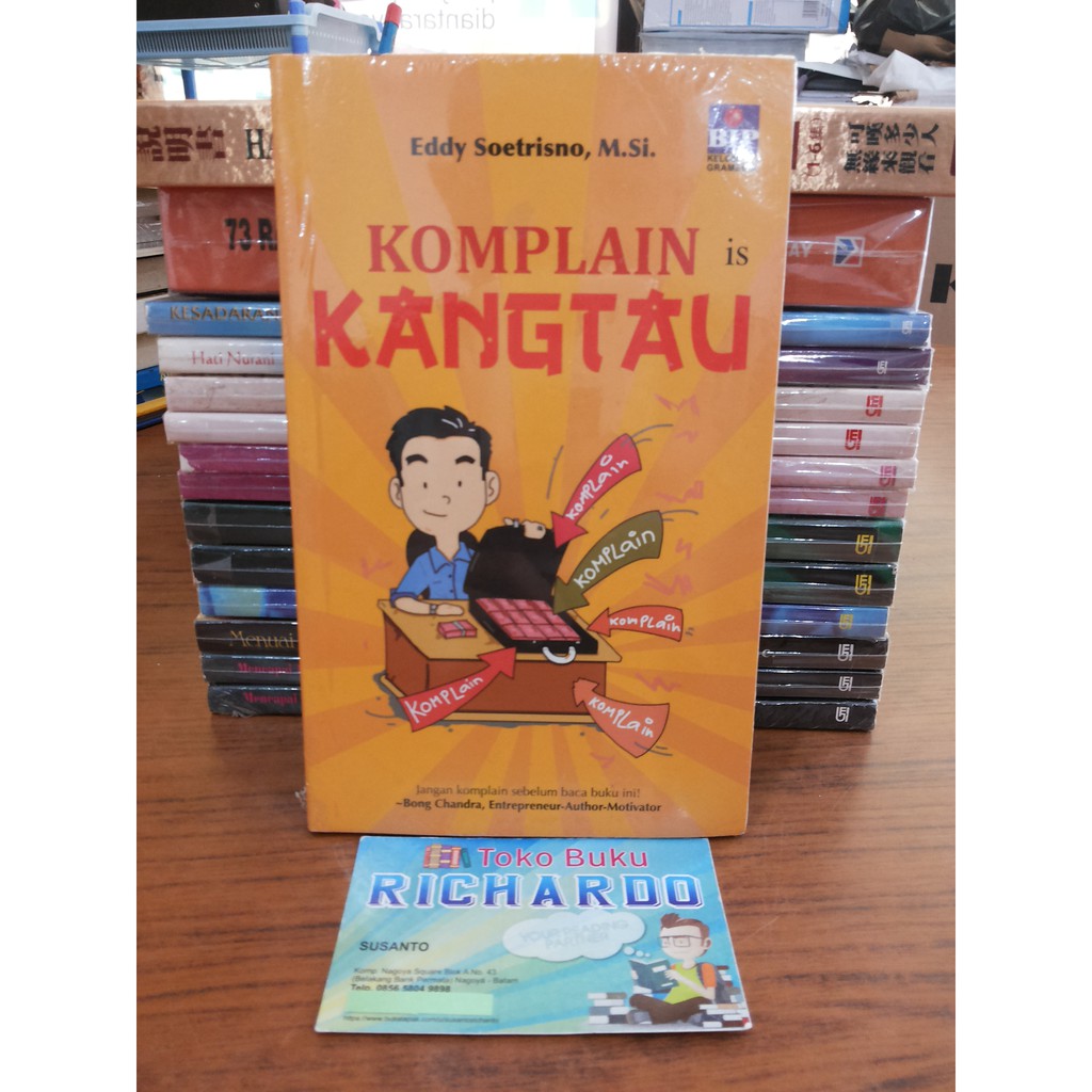 Jual Buku Komplain is Kangtau --- Eddy Soetrisno | Shopee Indonesia
