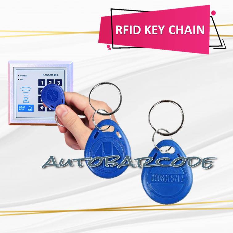 Jual RFID KEYCHAIN 125kHz Gantungan Kunci PROXIMITY KEYTAG TAG KEYFOB ...