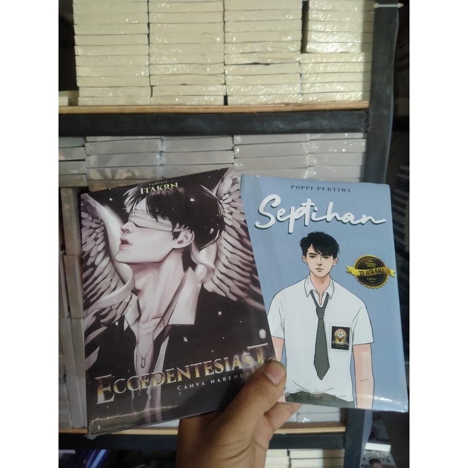 Jual Paket 2 Novel Septihan & Eccedentesiat / BUKUNOVEL | Shopee Indonesia