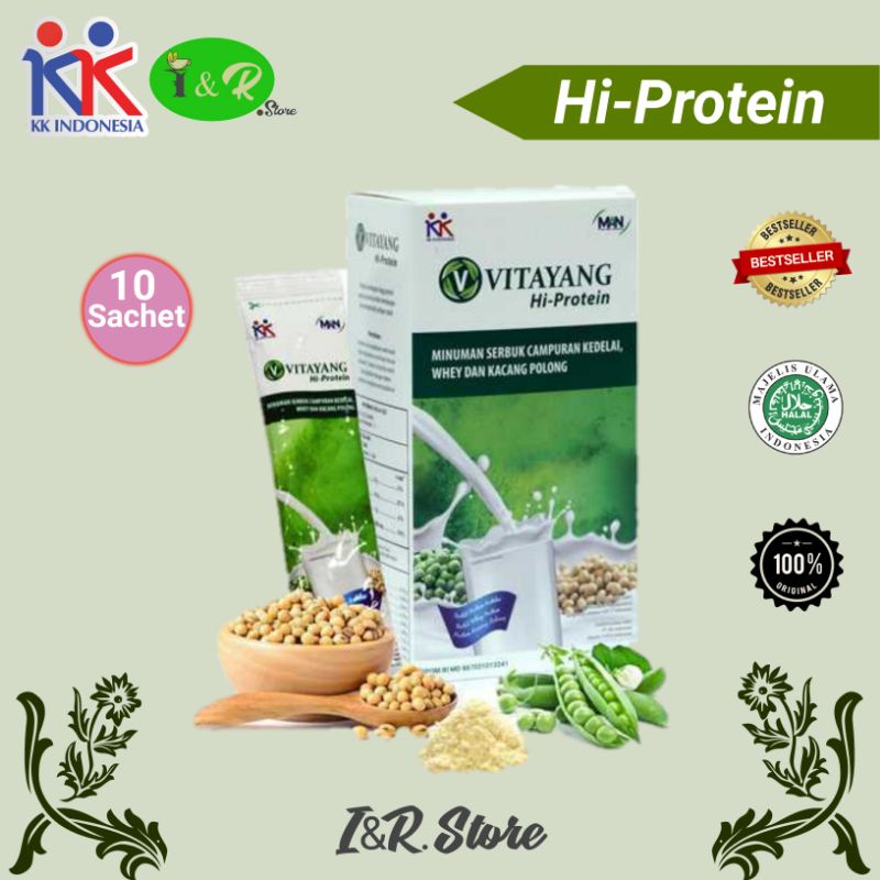 Jual Vitayang Hi-Protein Mengandung Whey Protein Tinggi Protein Rendah ...