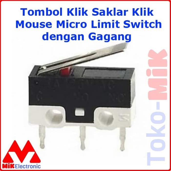 Jual TOMBOL KLIK SAKLAR KLIK MOUSE MICRO LIMIT SWITCH DENGAN GAGANG | Shopee Indonesia