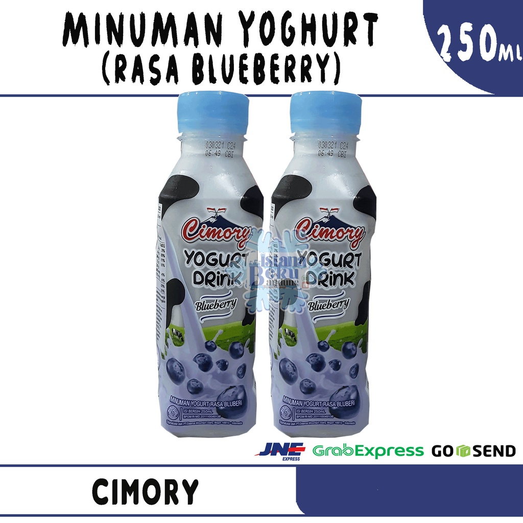 Jual Cimory Yoghurt Rasa Blueberry 250ml | Shopee Indonesia