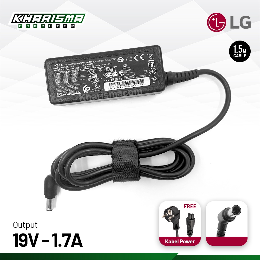 Jual Adaptor LED Monitor LG 19V-1.7A (Original) | Shopee Indonesia