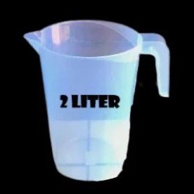 Jual GELAS TAKARAN AIR PLASTIK 2 liter / TAKARAN GELAS SERBAGUNA ...