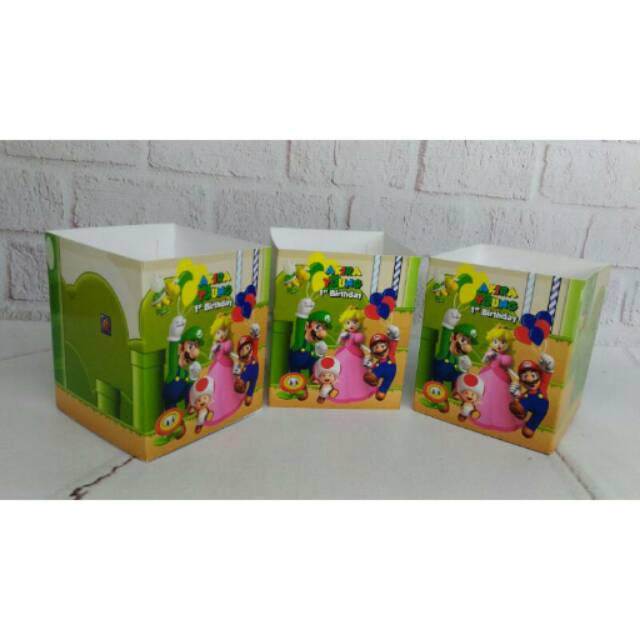 Jual Mini popcorn box / wadah popcorn mini mario bross | Shopee Indonesia