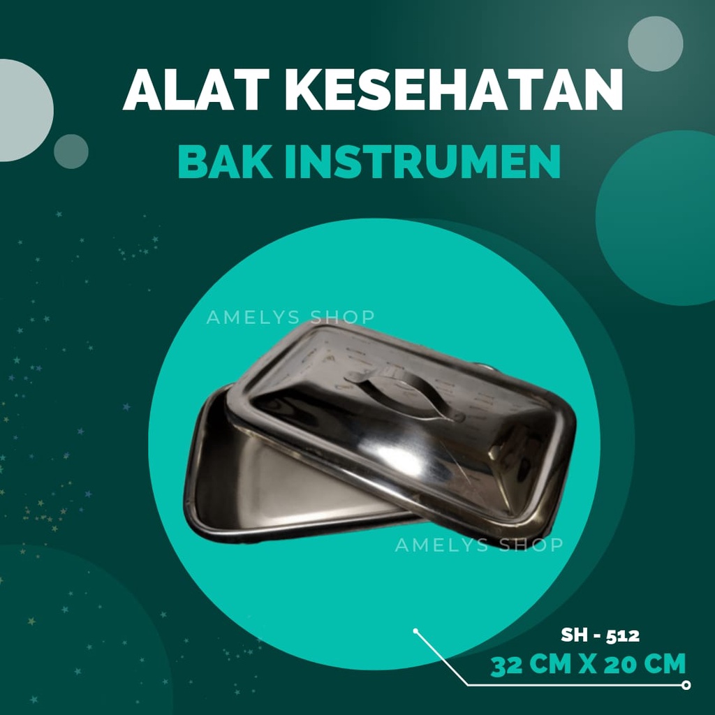 Jual Bak Instrumen Medis SH-512 Ukuran 32cm x 20cm | Shopee Indonesia