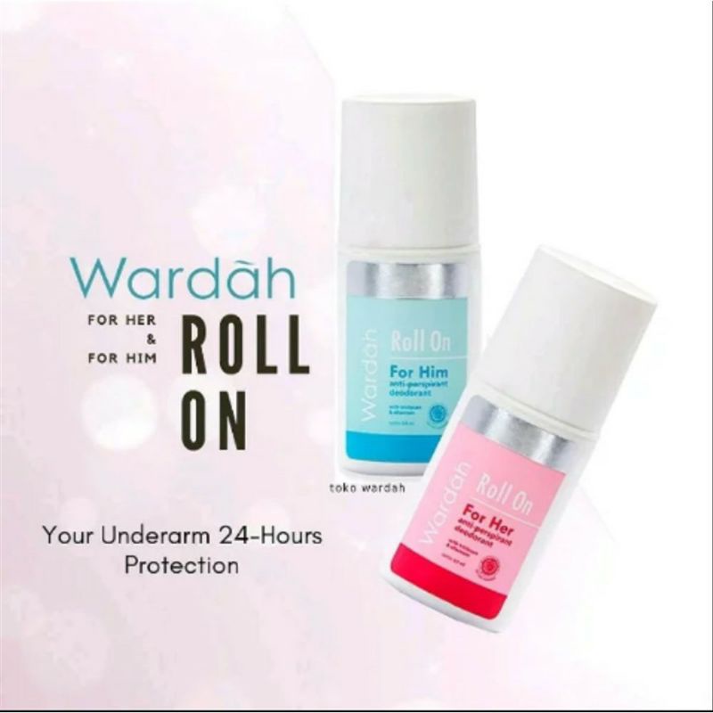 Jual Wardah Roll On Anti Perspirant Deodorant 60ml - Pink | Shopee ...
