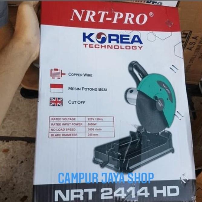 Jual Mesin Cut Off/Cutting Wheel 14 Inchi Nrt Pro 2414 Hd/Besi Potong ...