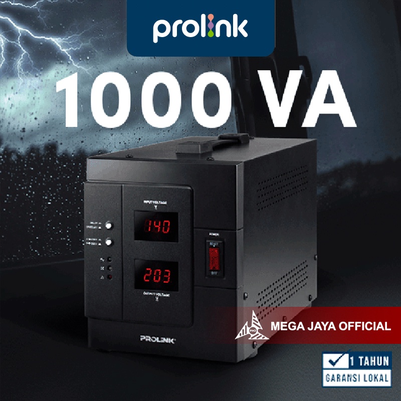 Jual Prolink 1000VA Automatic Voltage Regulator AVR / Relay Controlled ...