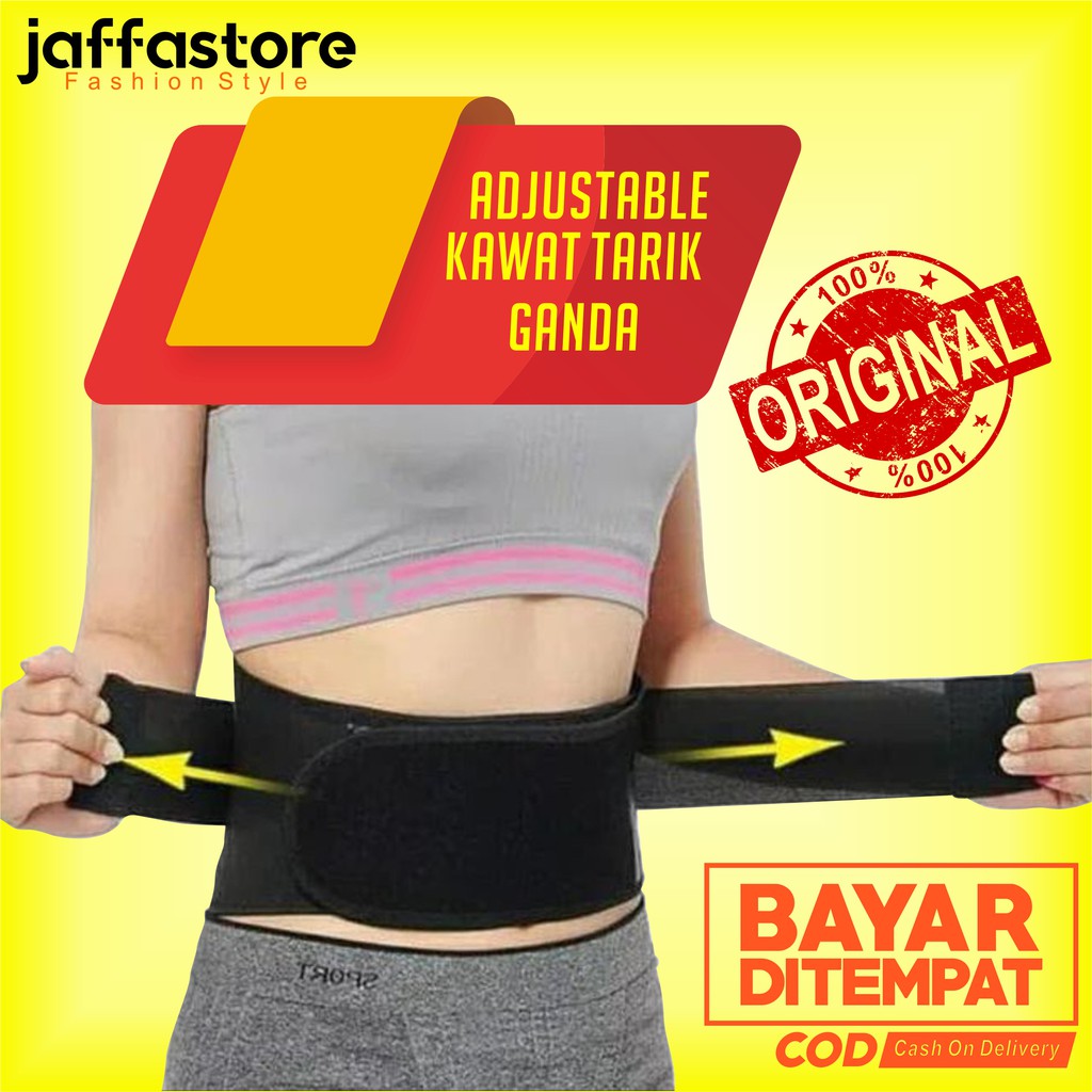 Jual Alat Terapi Kesehatan Sabuk Korset Pemanas Penghangat Pinggang ...