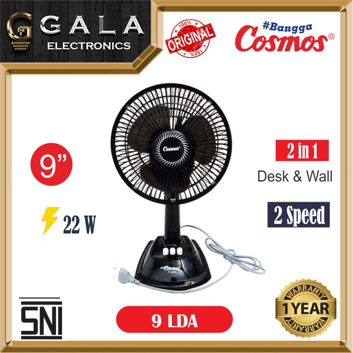 Jual Kipas Angin Cosmos 9-LDA 2in1 (Desk & Wall Fan) | Shopee Indonesia