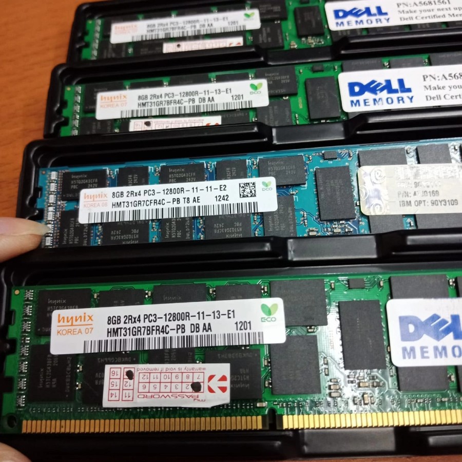 Jual Memory ram server 8gb ecc register rdimm pc3-12800R for server ...