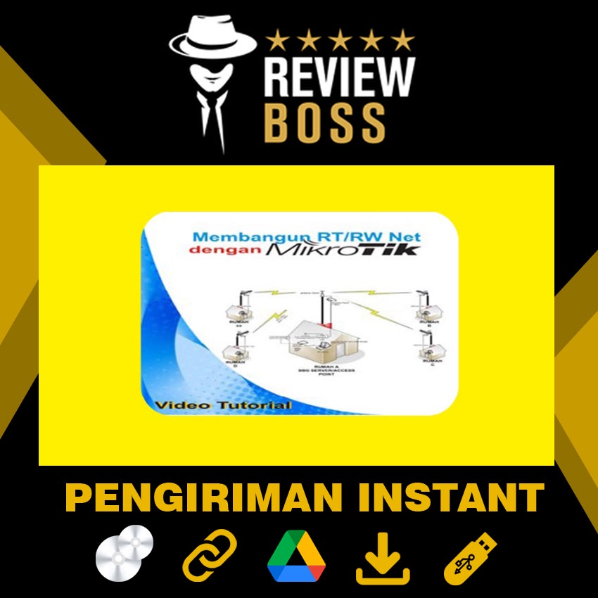 Jual BUNDLE TUTORIAL MEMBANGUN KONEKSI JARINGAN RT RW NET DENGAN ...