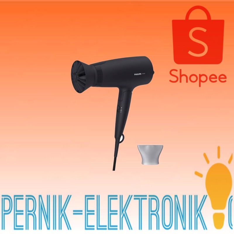 Jual PHILIPS BHD308/10 ThermoProtect Hair Dryer 1600 Watt - Black | Shopee Indonesia