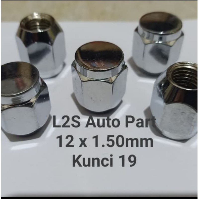 Jual MUR RACING MUR BAUT RODA 19MM x 1.50MM KUNCI 19 HONDA JAZZ MOBILIO ...
