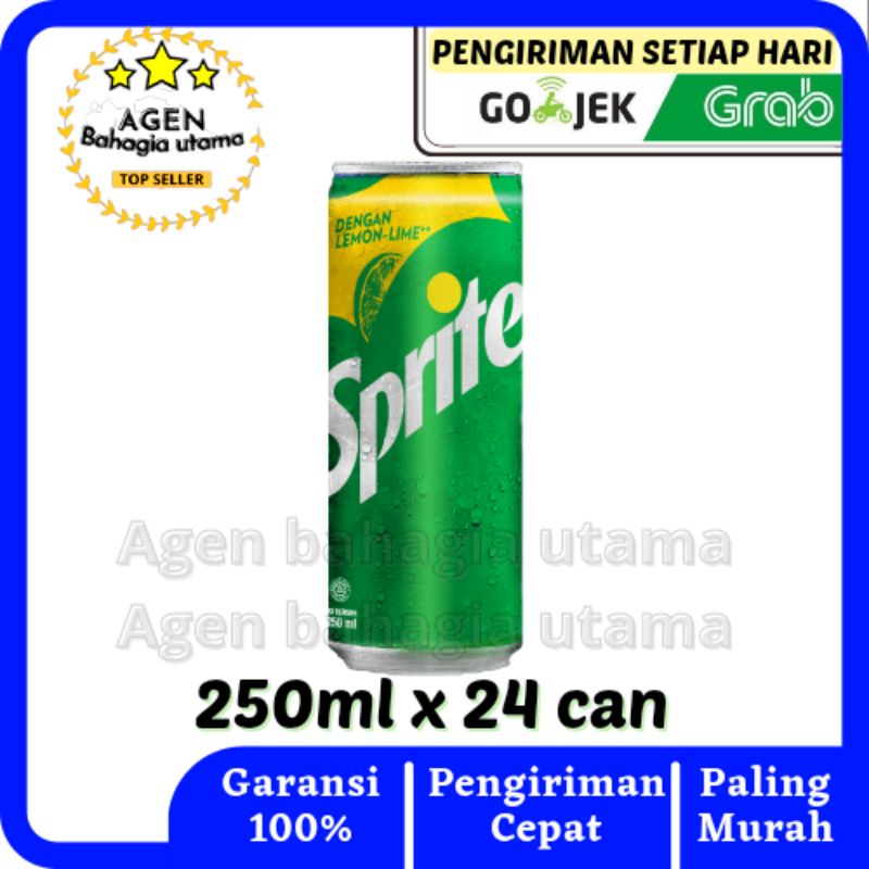 Jual Sprite kaleng | Sprite lemon 250ML 1 karton (24can) | Shopee Indonesia