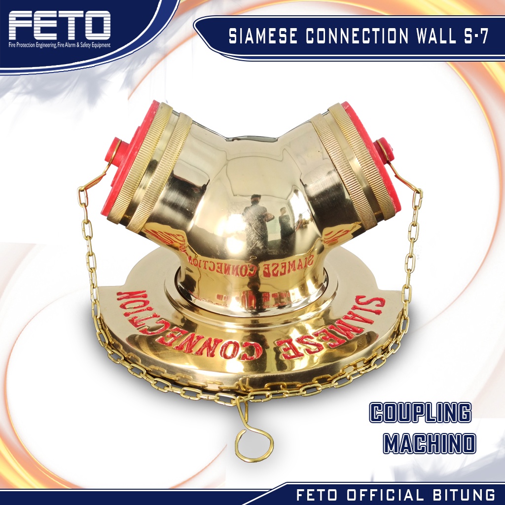 Jual SIAMESE CONNECTION / TYPE WALL S7 / WITH COUPLING / MACHINO / VDH ...