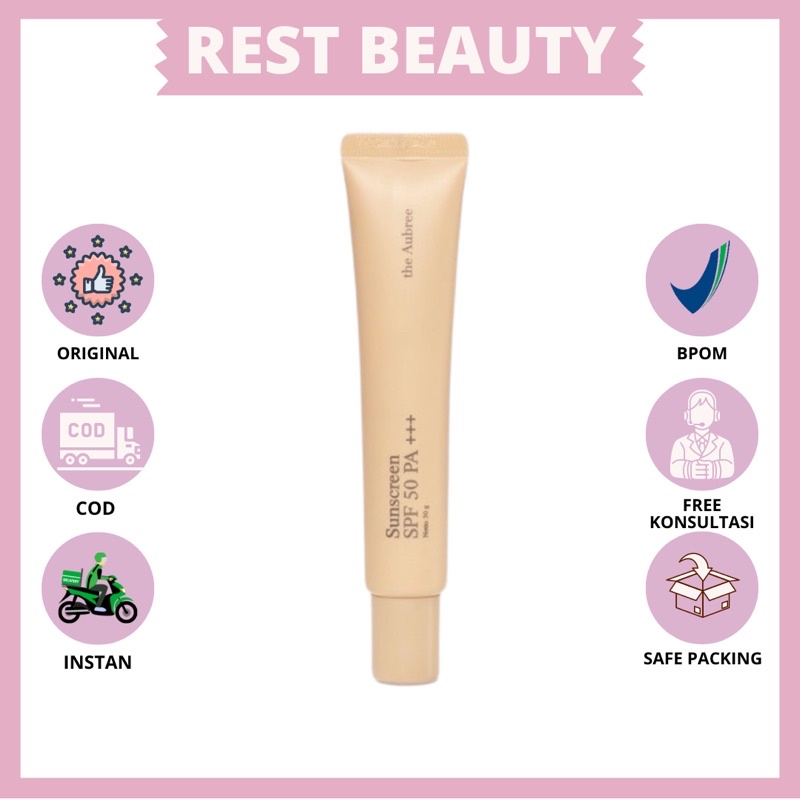 Jual THE AUBREE - Sunscreen SPF 50 PA+++ 30ml | Shopee Indonesia