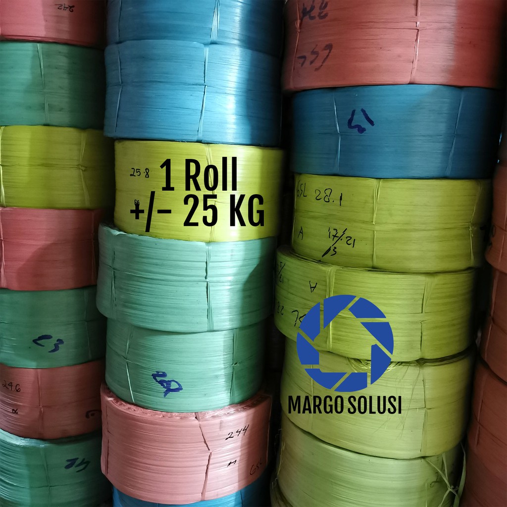 Jual Tali rafia roll gulungan besar gelondongan (minim 25 kg) | Shopee ...