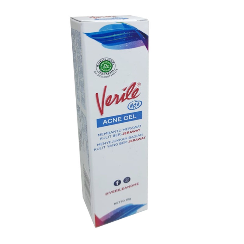 Jual VERILE ACNE GEL 10 GRAM TUBE | Shopee Indonesia