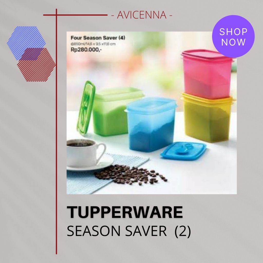 Jual TUPPERWARE SEASON SAVER / PENYIMPANAN BUMBU ORIGINAL | Shopee ...