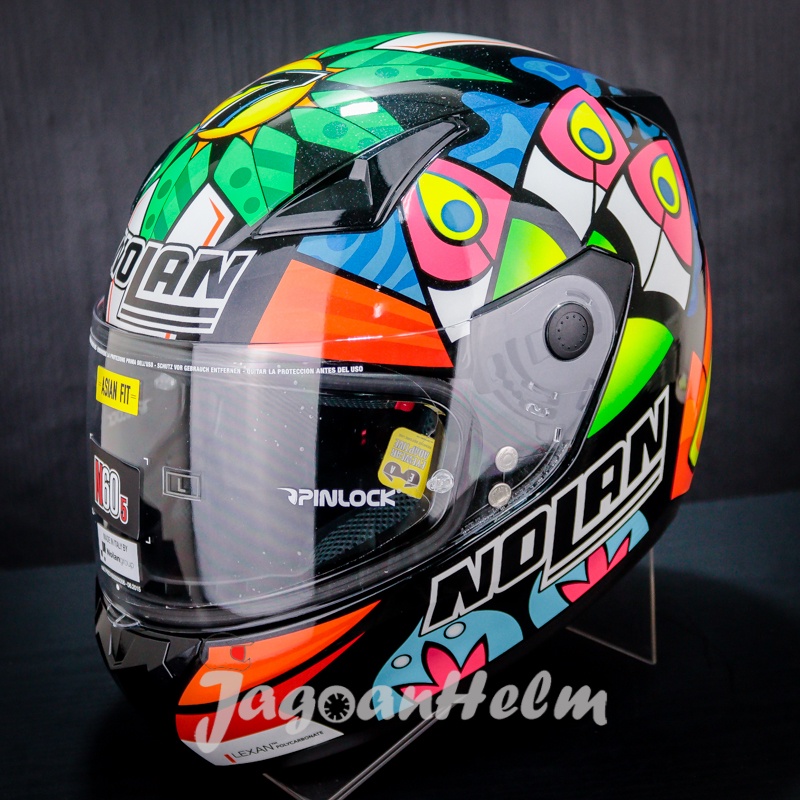 Jual NOLAN HELM N605 CHAZ DAVIES #85| METAL BLACK | GEMINI REPLICA N60 ...