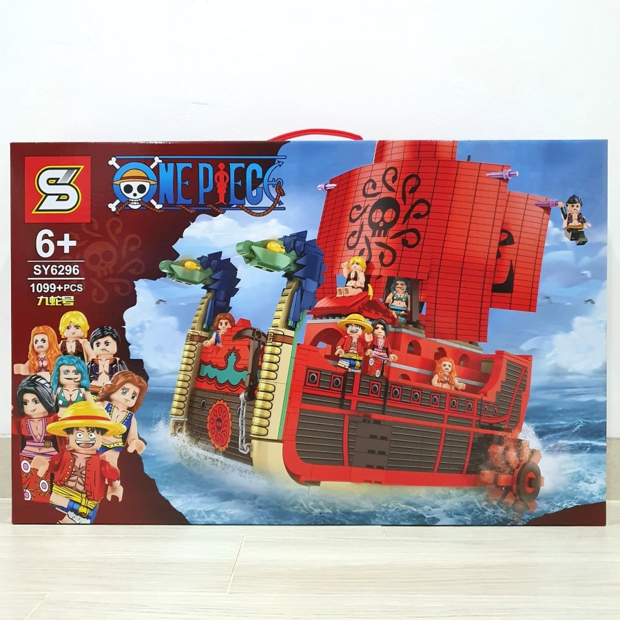 Jual Brick SY 6296 One Piece Nine Snakes Pirate Ship Luffy SY6296 ...
