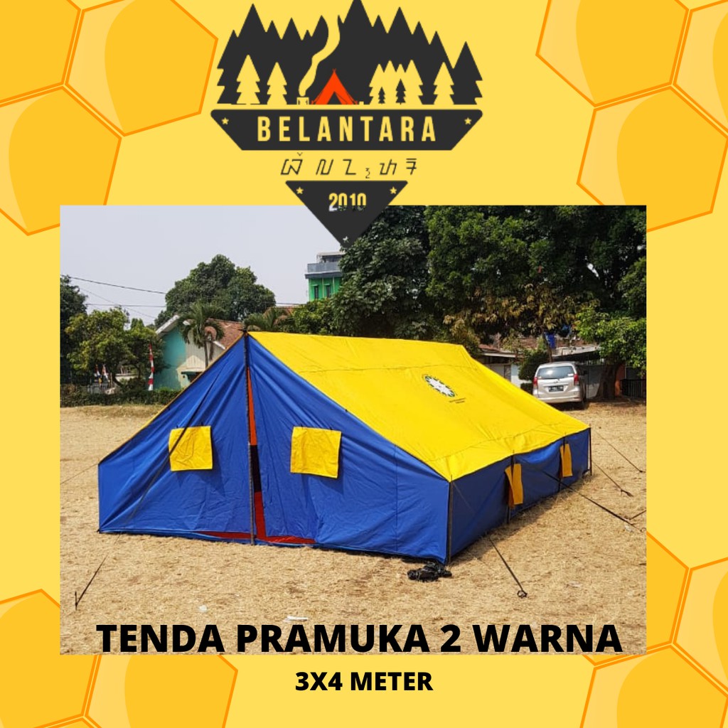 Jual Tenda Camping Tenda Pramuka ukuran 3 x 4 meter kapasitas 8 orang D ...