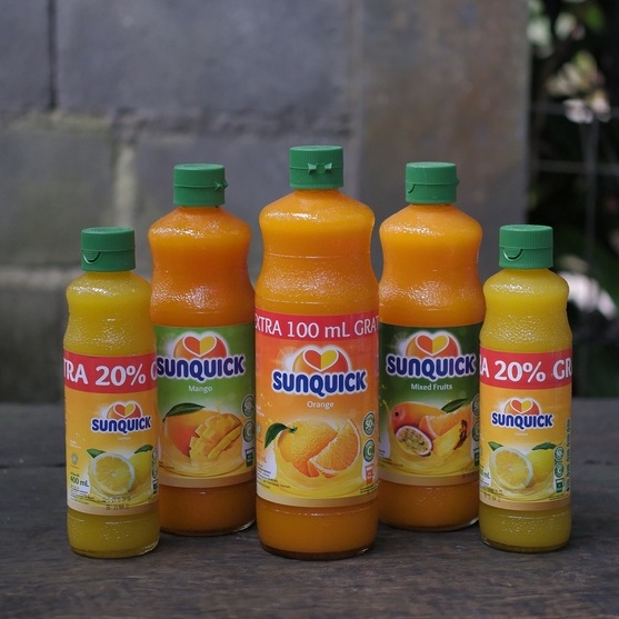 Jual Sunquick Mixed Fruits Sirup Squash Sari Buah Segar Asli | Shopee ...