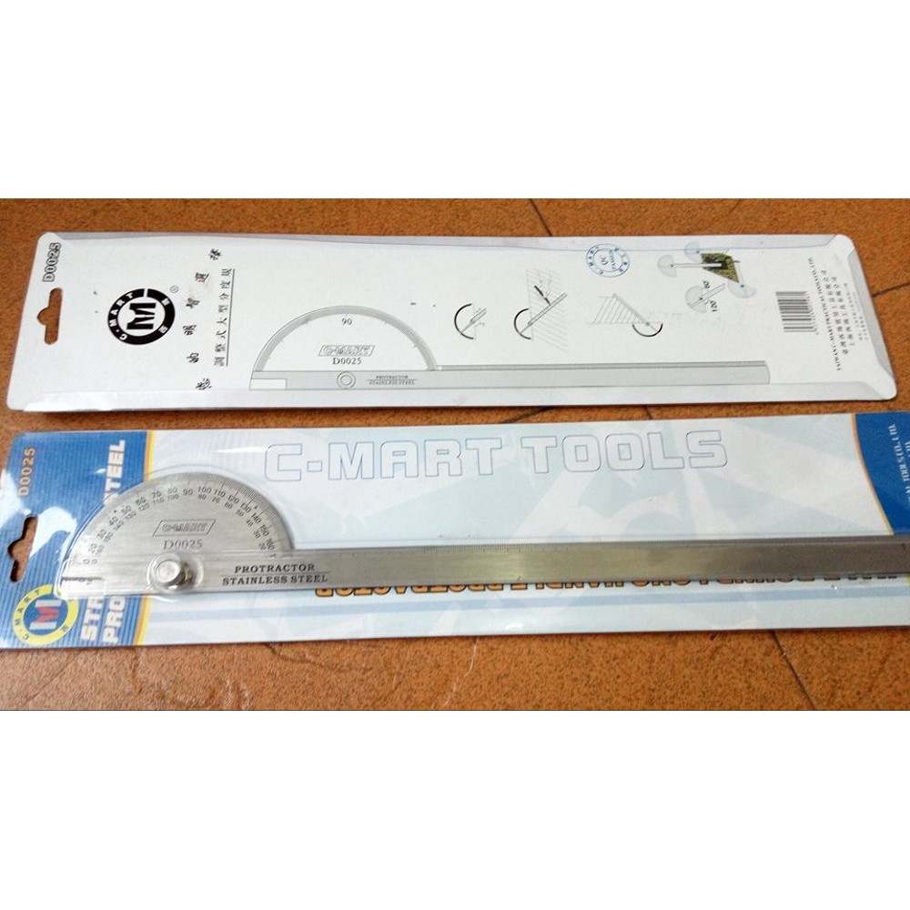 Jual Busur Derajat Combi Penggaris Stainless Steel Protractor Alat Ukur ...