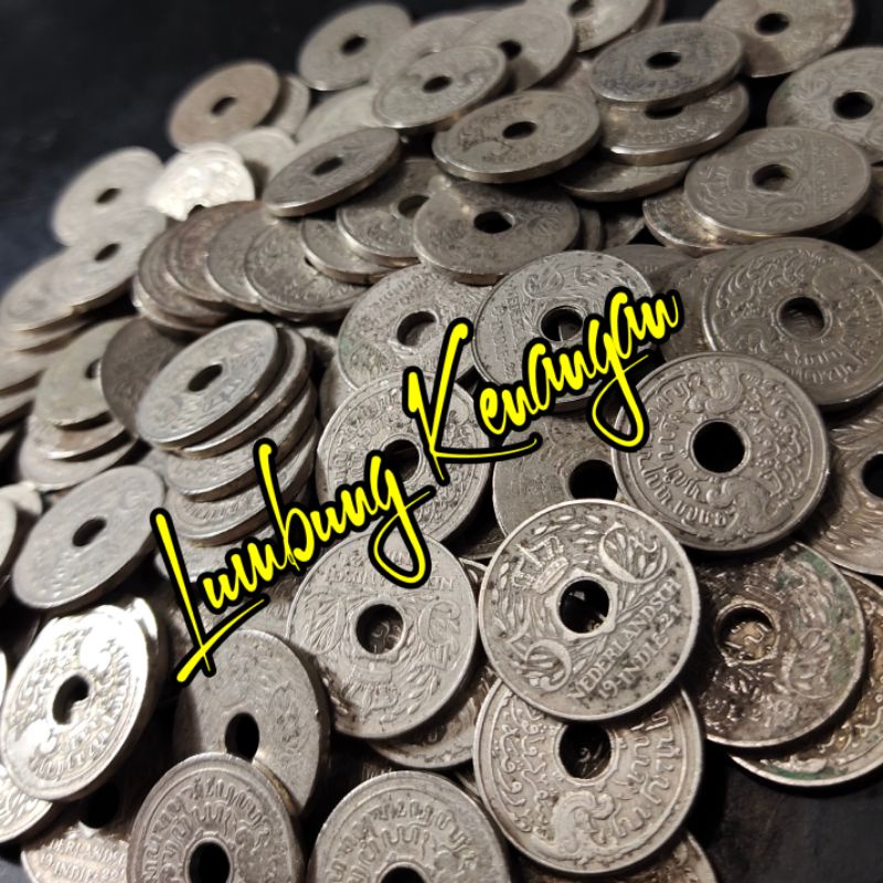 Jual uang kuno 5 sen Bolong, koin 5 cent nederland indie | Shopee Indonesia
