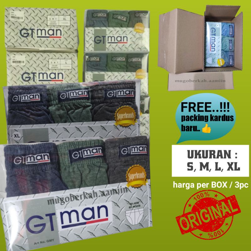 Jual Celana dalam pria GT man GMY - Cd Gtman - pakaian dalam gt man ...