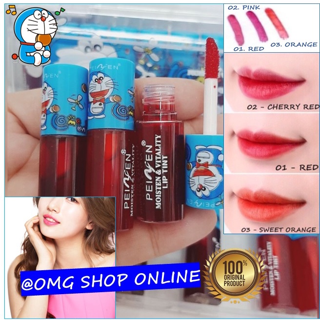 Jual Liptint Korea Doraemon - Peiyen Liptint Doraemon Kartun Jepang ...
