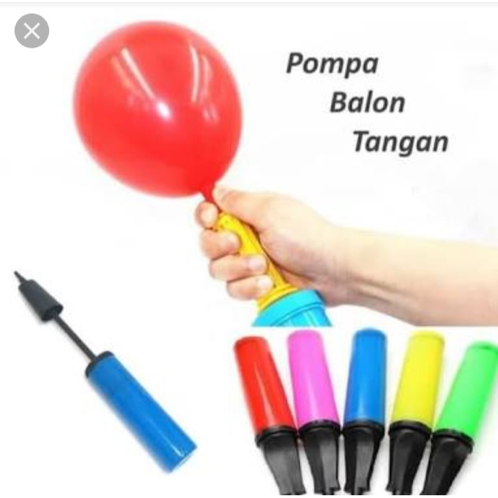 Jual Pompa Balon Tangan / Pompa Balon Mini / Pompa Balon Manual / Hand ...