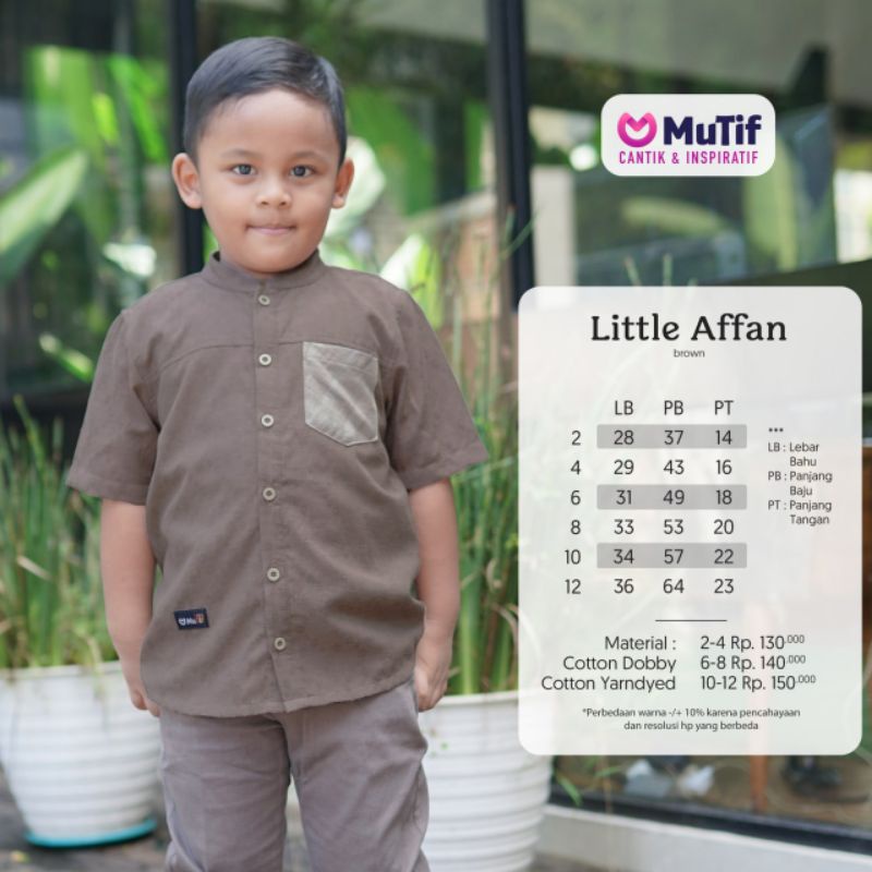 Jual KOKO ANAK BY MUTIF LITTLE EXCELLE AHSAN | Shopee Indonesia