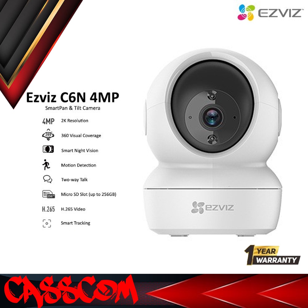 Jual Ezviz C6N Smart Wifi Pan Tilt Camera 4MP IPcam | Shopee Indonesia