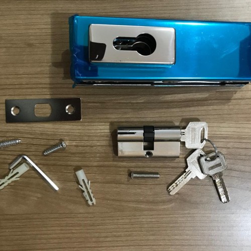 Jual PERTUKANGAN MATERIAL BANGUNAN FRAMELESS GLASS DOOR LOCK US10 ...