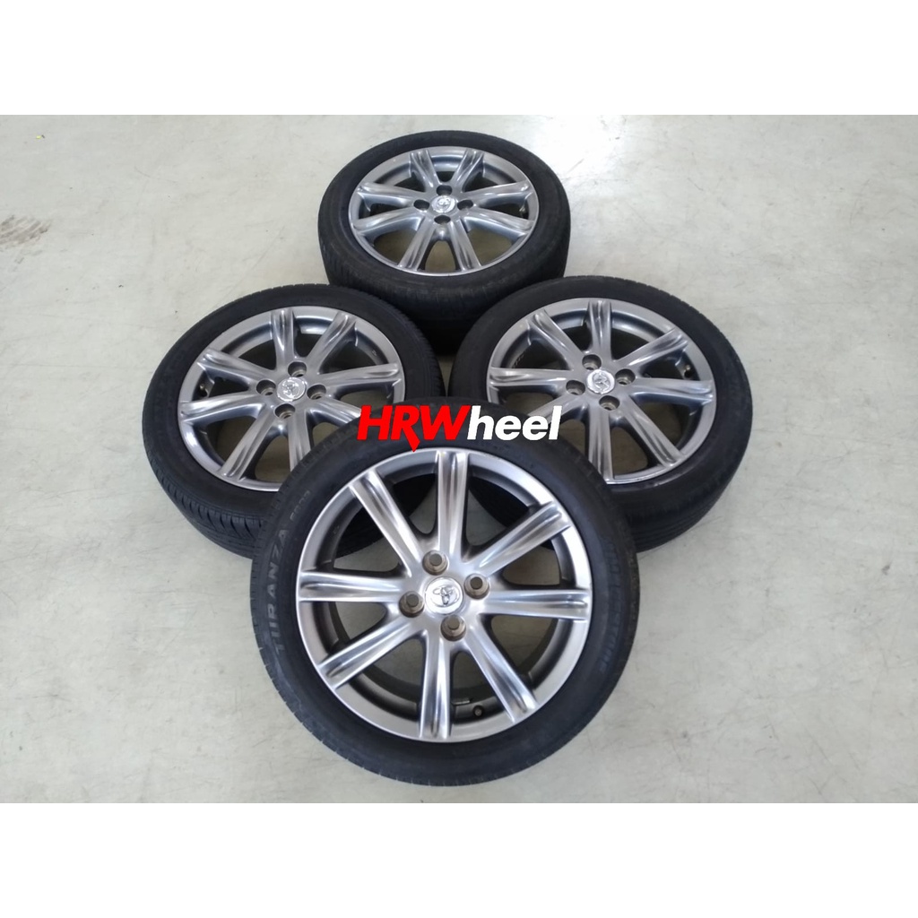 Jual Velg Mobil Bekas Yaris Lele / TRD Ring 16 x6 PCD 4x100 + Ban Seken / Copotan Buat Jazz Vios ...