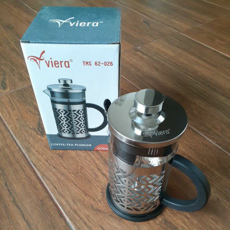 Jual Viera coffee / tea plunger 600ml | Shopee Indonesia