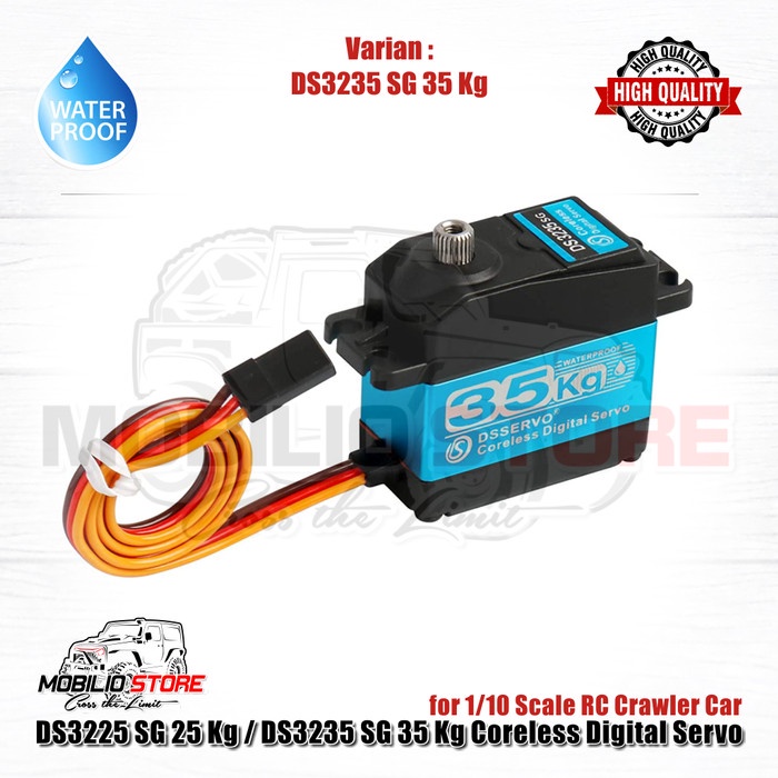 Jual DS3225 SG 25 Kg / DS3235 SG 35 Kg Coreless Digital Servo for RC ...