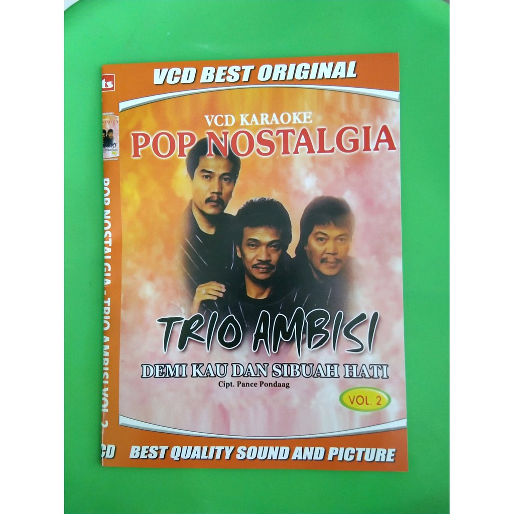 Jual KASET VIDEO PROMOO VCD ORIGINAL KARAOKE POP NOSTALGIA TRIO AMBISI | Shopee Indonesia