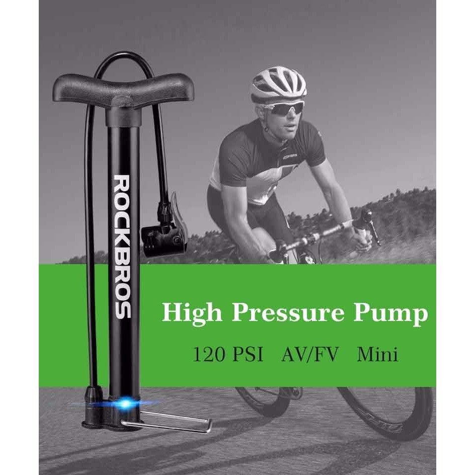 Jual Rockbros A320 Bike Portable Mini Pump 120 Psi Pompa Sepeda Mini
