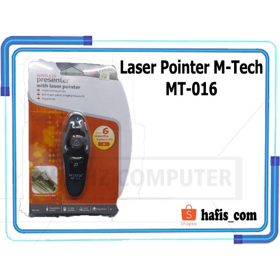 Jual wireless presenter m-tech mt-016 - laser pointer 2.4ghz mtech ...