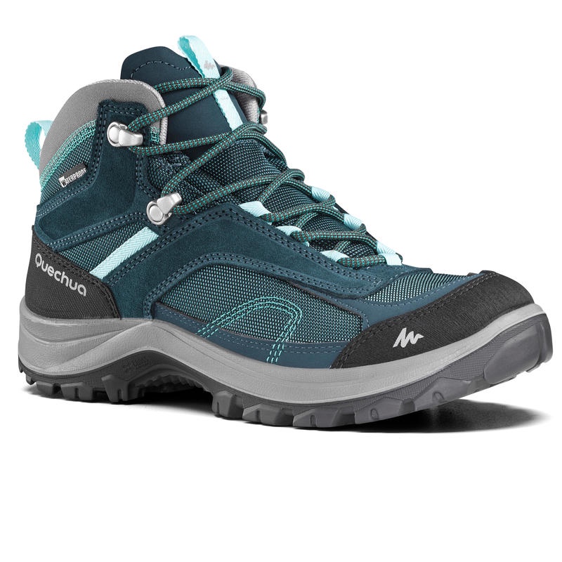 Jual Decathlon Quechua Sepatu Mendaki Trekking Camping Mh100 Mid
