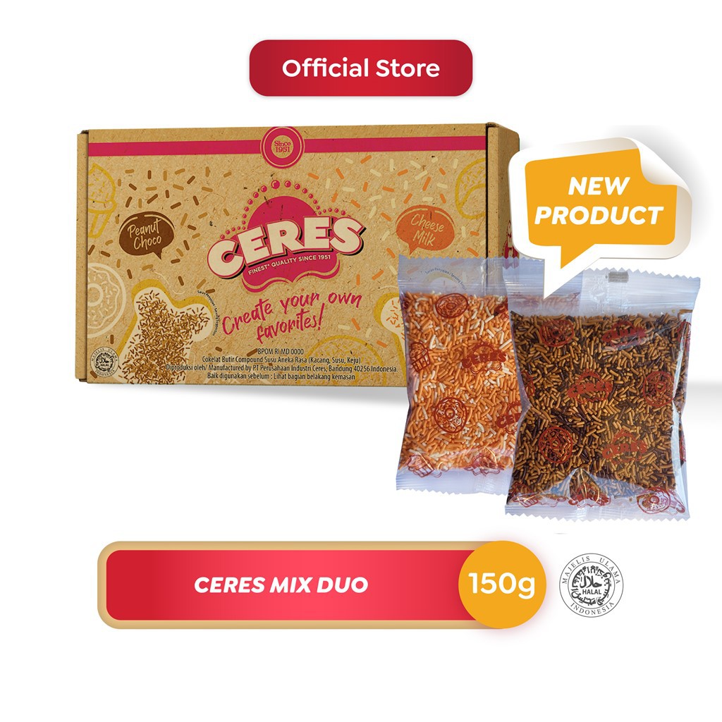 Jual Ceres Meises Mix Pack Choco Peanut & Cheese Milk (75g x 2pcs ...