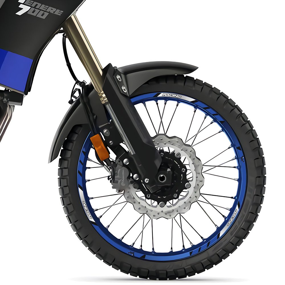 Jual &For Yamaha TENERE 700 tenere700 12 X Thick Edge Outer Rim Sticker ...