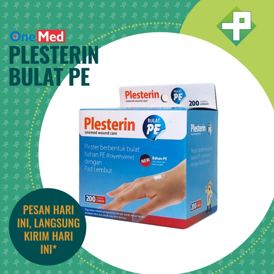 Jual Plesterin Bulat PE OneMed / Plester Bulat Anti Air Isi 200'S ...