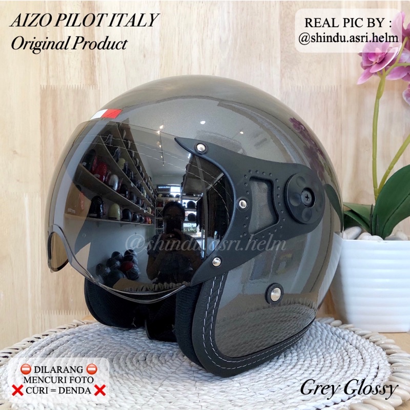 Jual HELM PILOT ITALY AIZO Original | Shopee Indonesia