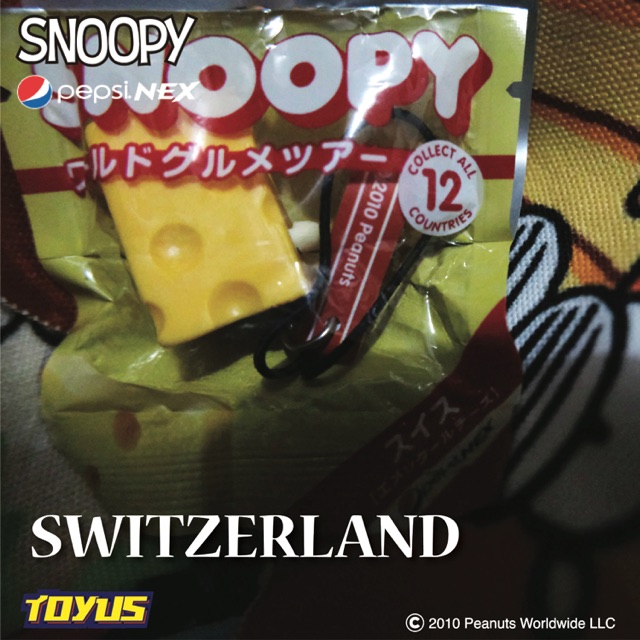 Jual Pepsi Nex Snoopy Gourmet Tour - SWITZERLAND (CHEESE) | Shopee ...