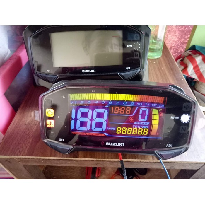 Jual Stiker SPEEDOMETER GSX R S SATRIA FUFI 150 CUSTOM MODIFIKASI ...